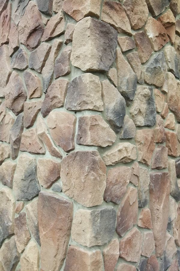 Texture - Artificial Decorative Stone FaÃ§ade. Decorative Grey Color ...