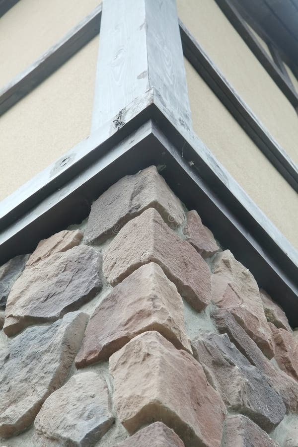 Texture - Artificial Decorative Stone FaÃ§ade. Decorative Grey Color ...