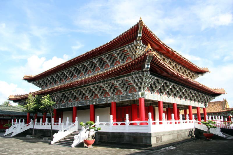 Buddhist temple in Manado stock image. Image of building - 37896153