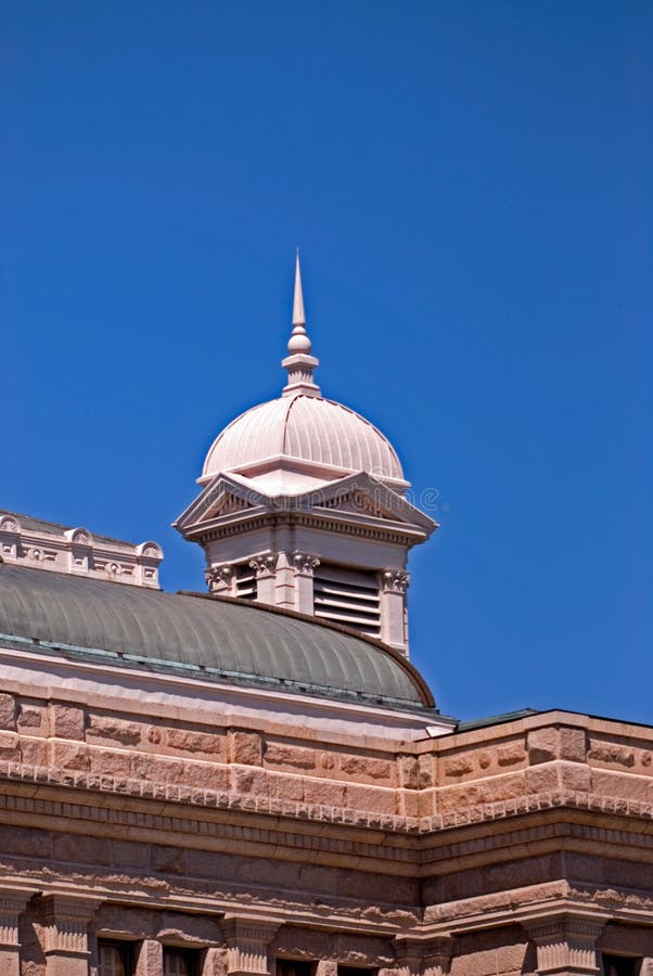 The Corner Tower of the Texas State Capitol Stock Photo - Image of ...