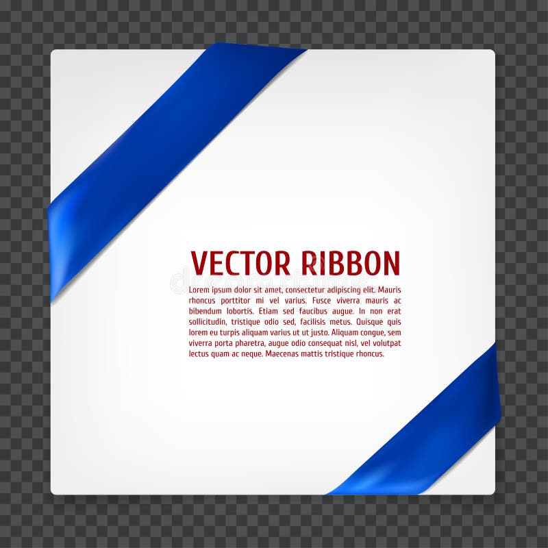 Corner vector ribbon stock vector. Illustration of frame - 94308979