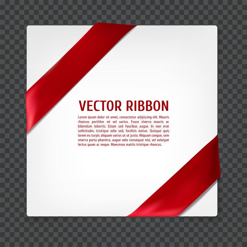 Corner vector ribbon stock vector. Illustration of element - 93025002