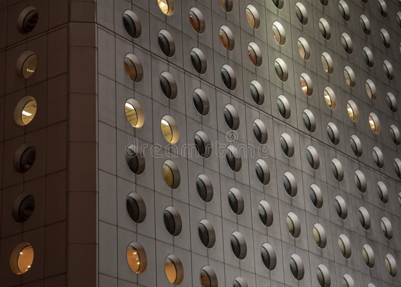 Corner View of the Building Stock Image - Image of facade, construction ...