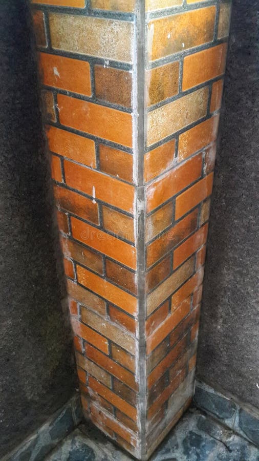 Corner Wall with Unique Color and Floor at the Bottom, Bright Effect at ...