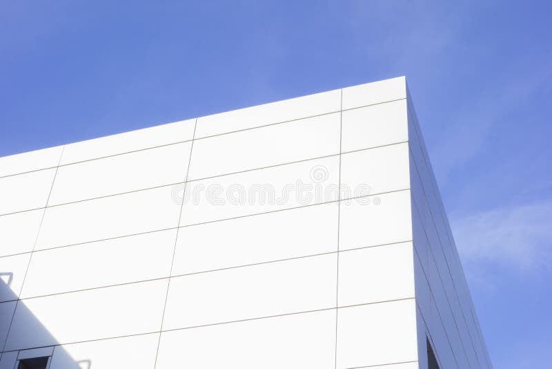 Corner of a white building stock image. Image of fashion - 181053921