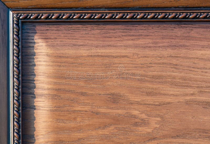 Corner Wood Frame Texture. Solid Oak with Natural Wood Grain Patterns ...
