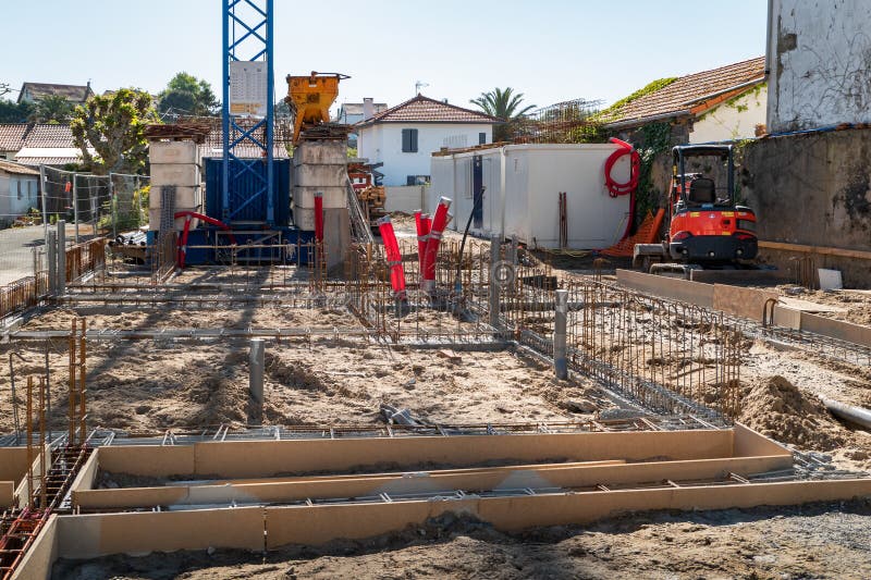 Cornerstones: the First Steps in Constructing a Building Stock Photo ...