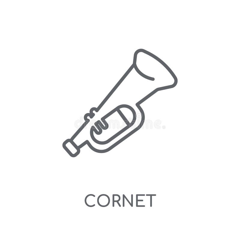 Cornet Outline Stock Illustrations – 536 Cornet Outline Stock ...