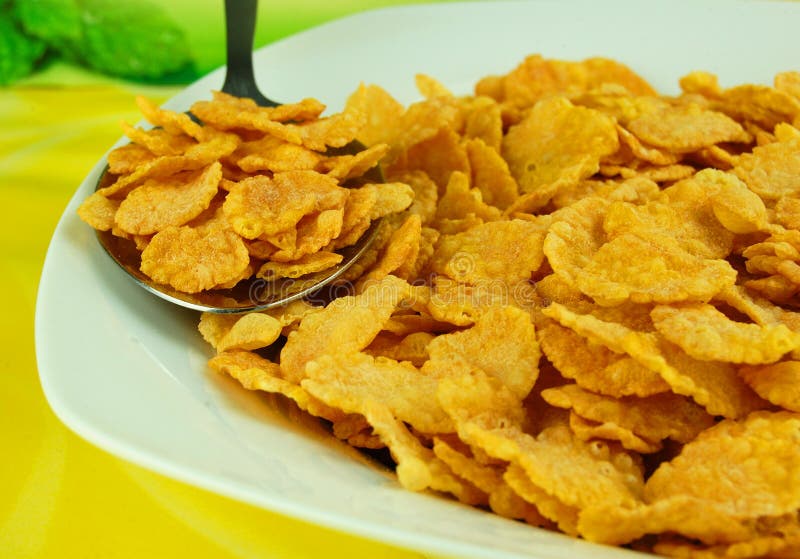 Cornflakes photo stock. Image du breakfast, humeur, éclailles - 20656864