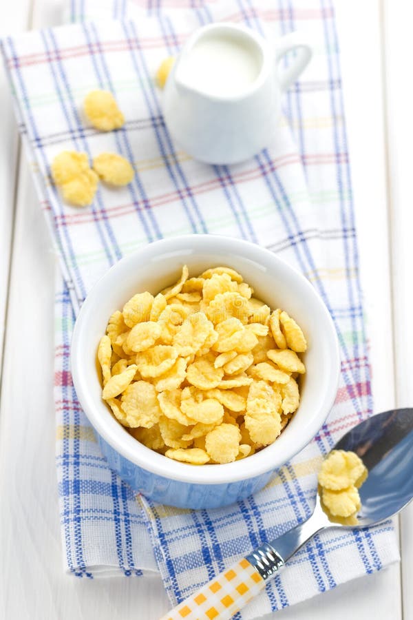 Cornflakes stock photo. Image of brunch, full, gourmet - 28328762