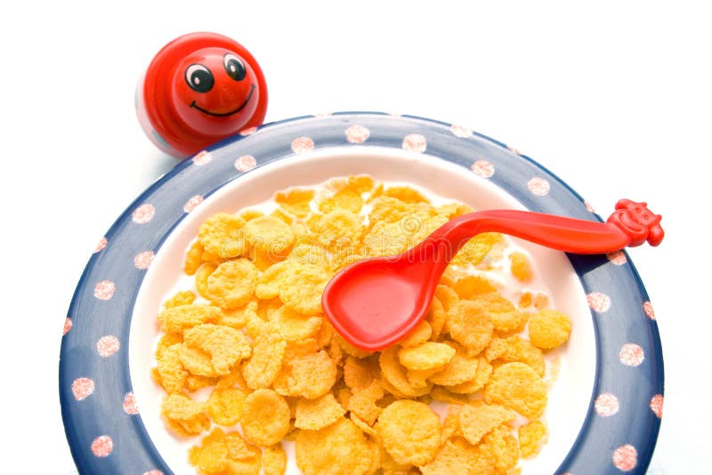 Cornflakes stock image. Image of flavour, dieting, dried - 396233