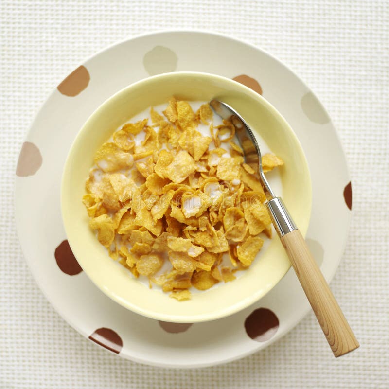 Cornflakes. Conceptual Image Stock Photo - Image of view, wellbeing ...