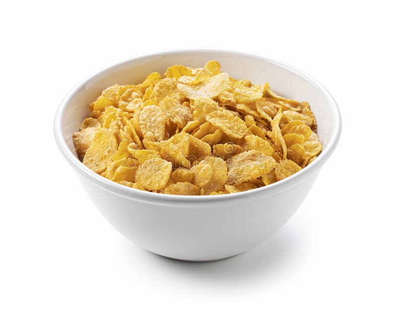 Cornflakes Met Witte Chocolade IV Stock Foto - Image of keuken, cornflakes: 10552698