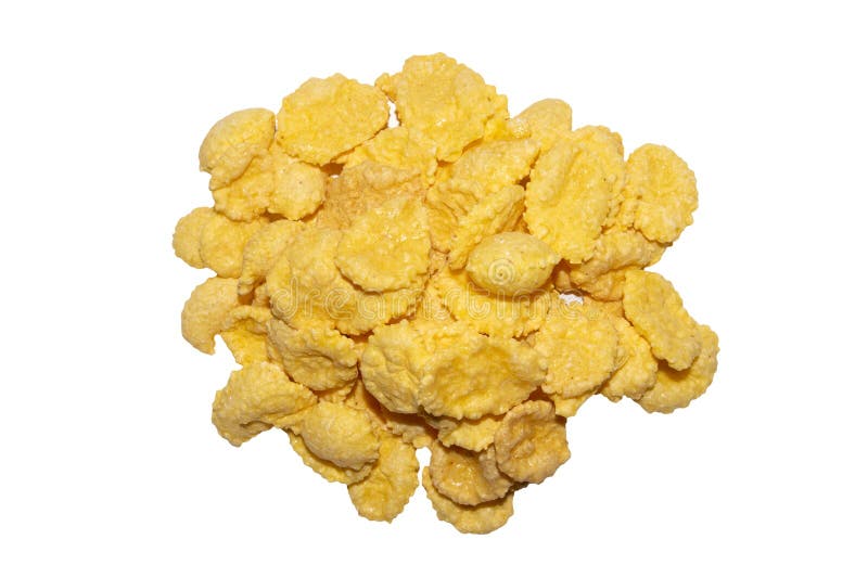 Cornflakes.Ready-made Breakfast of Cornflakes Stock Photo - Image of ...