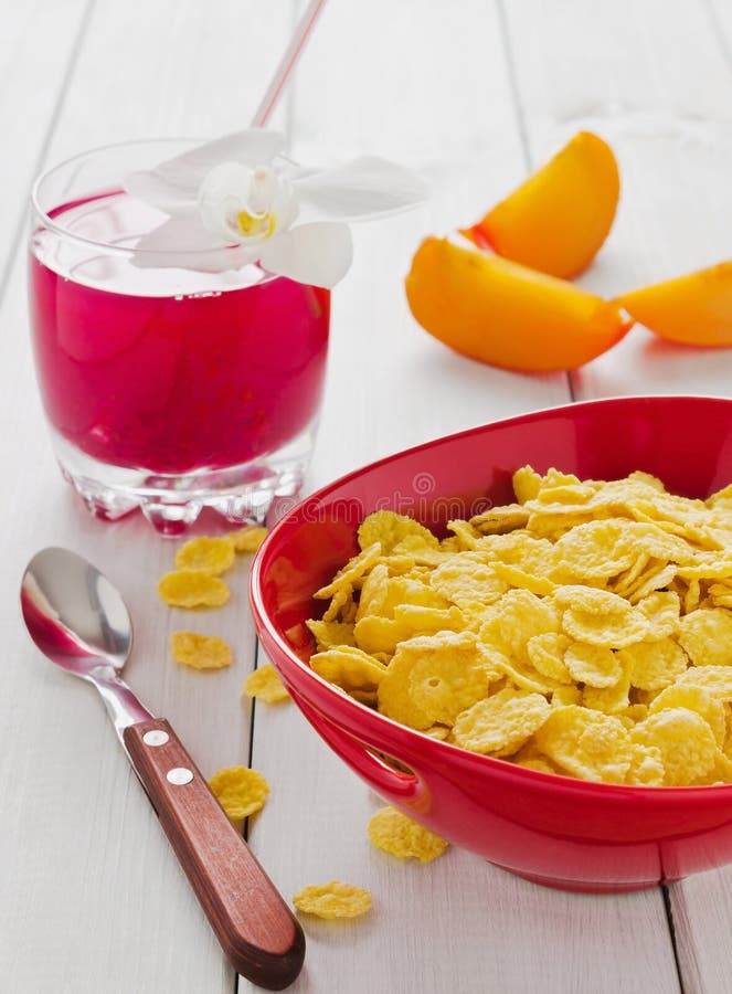 Cornflakes stock photo. Image of corn, flower, juice - 36673872