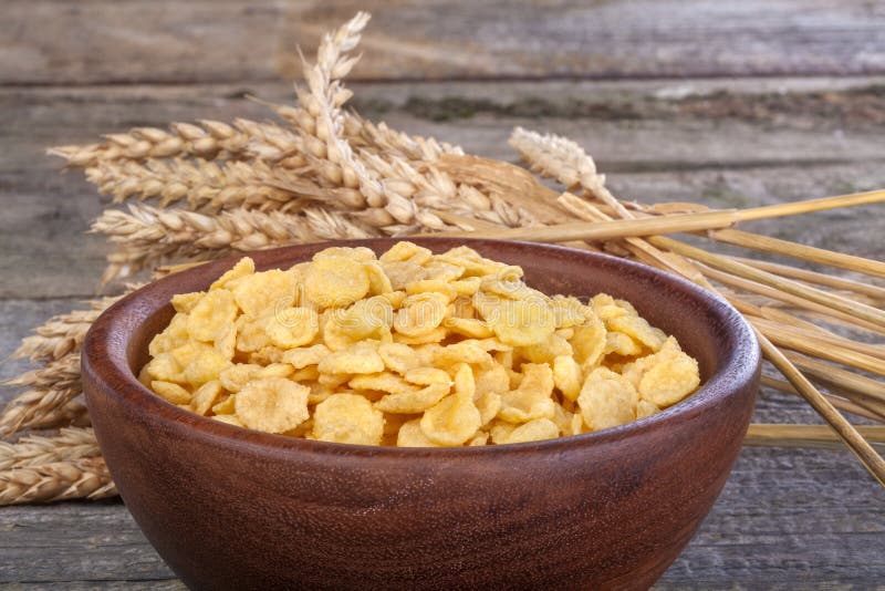 Cornflakes stock image. Image of energy, cornflakes, corn - 40822525