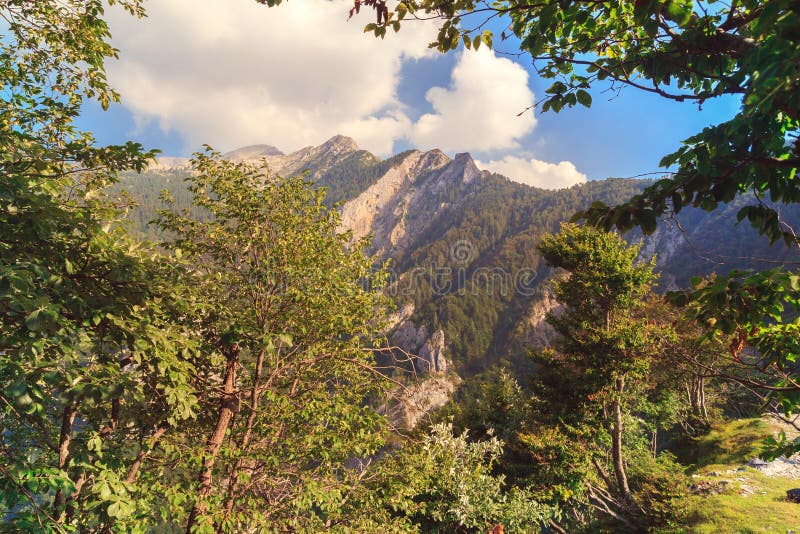 Corni di Canzo stock image. Image of nature, lake, landscape - 47746415