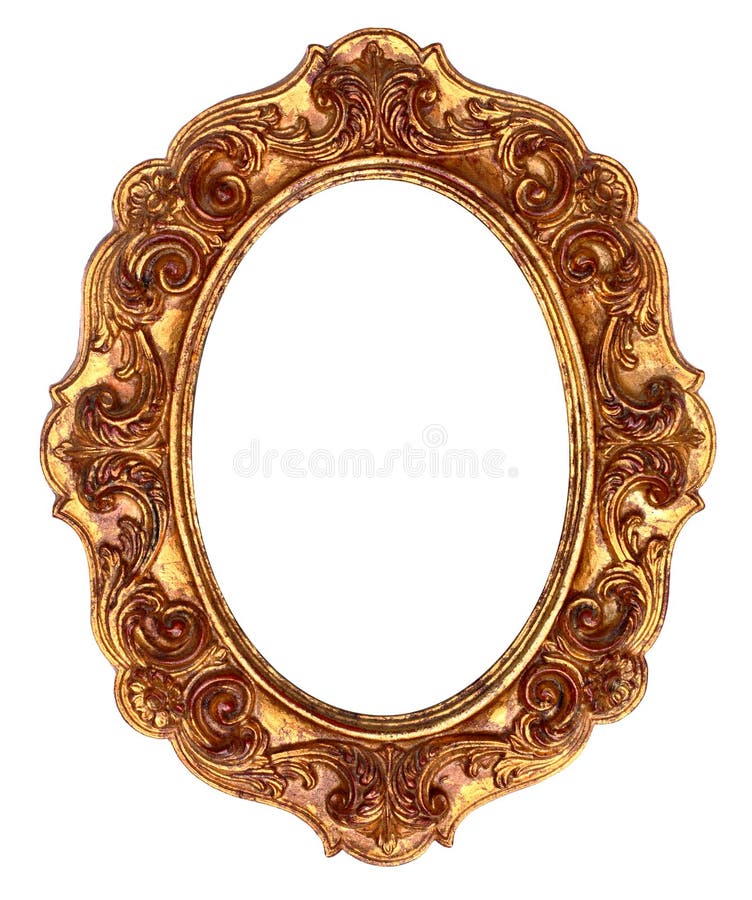 Cornice Decorata Antica Dell'oro Immagine Stock - Immagine di arte ...