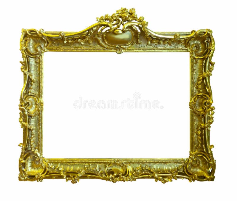 Cornici Orizzontali Dell'oro Fotografia Stock - Immagine di lusso ...