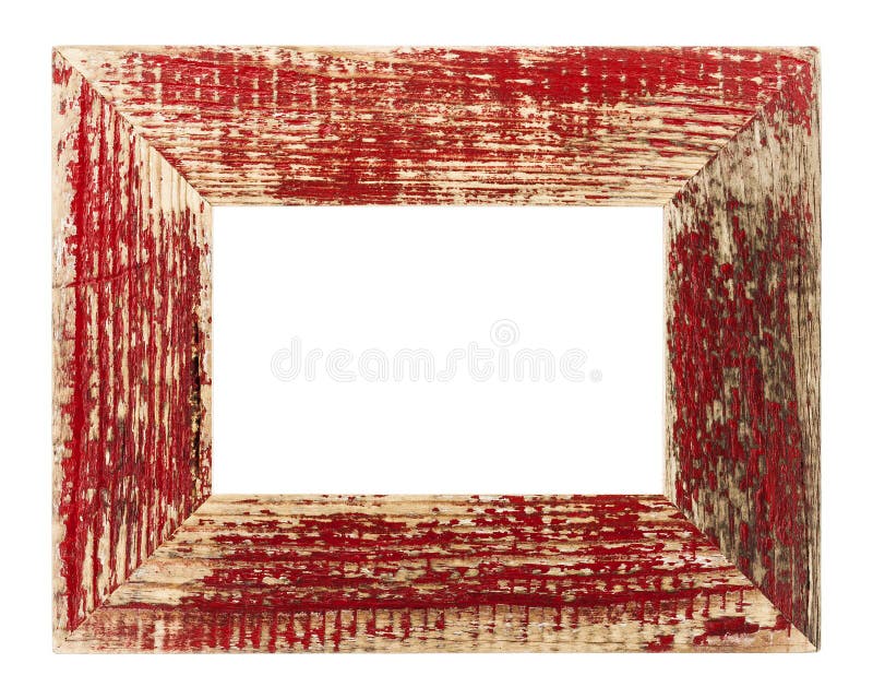 Cornice rossa d'annata immagine stock. Immagine di decorazione - 31219899