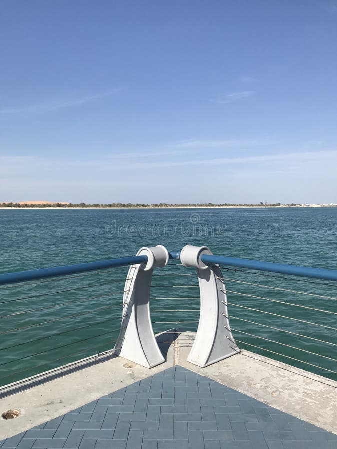 Corniche Beach, Abu Dhabi, UAE Stock Photo - Image of gardens ...