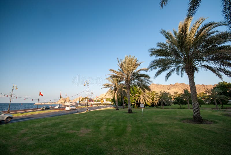 Corniche Mutrah Muscat editorial photography. Image of attraction ...