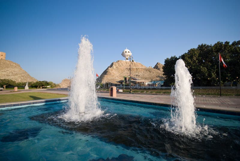 Corniche Mutrah Muscat stock image. Image of street - 184055199