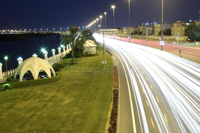 697 Abu Dhabi Corniche Night Stock Photos - Free & Royalty-Free Stock ...