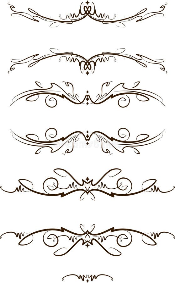 Cornici Di Testo Eleganti Per Voi Progettazione Illustrazione ...