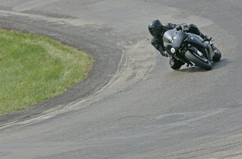 Corning sportbike stock photo. Image of racebike, concentration - 423914