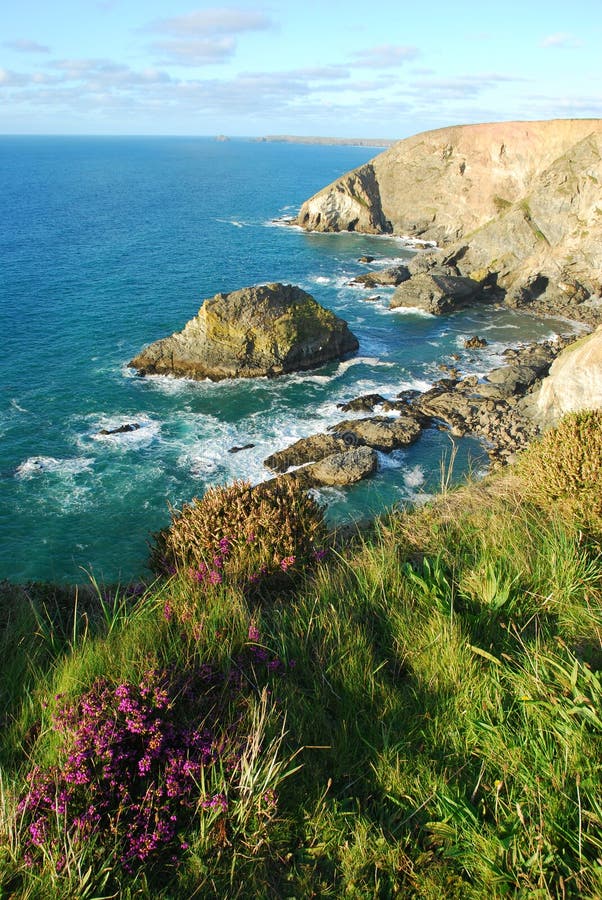 Cornish Coast stock image. Image of cornwall, wave, agnes - 27078185