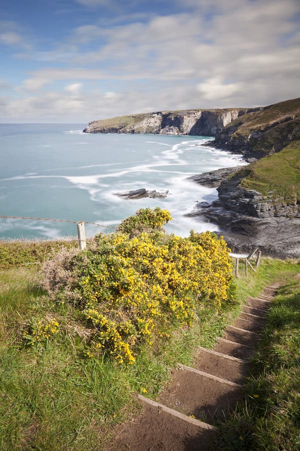 Cornish Coast stock photo. Image of ocean, cornish, scenic - 40544762