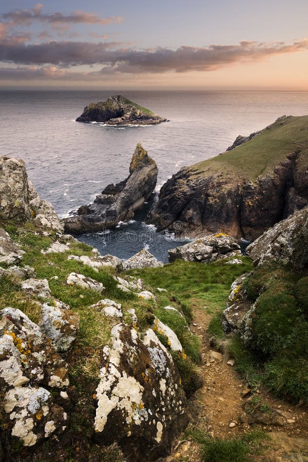 Rumps Point Cornwall stock image. Image of countryside - 40503525