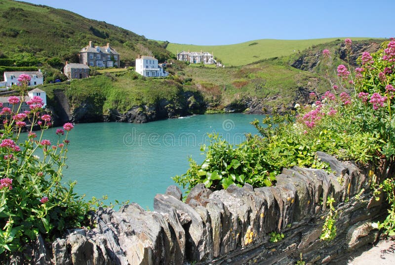 Cornish landscape stock image. Image of shoreline, horizon - 2654777