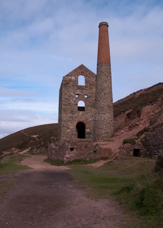 Cornish Tin Mine stock photo. Image of cornish, path - 43277290