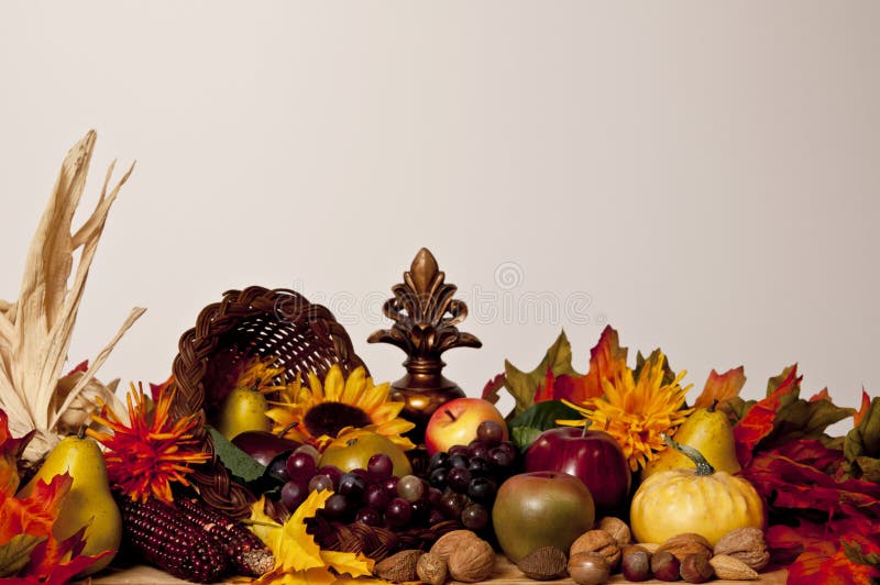 Cornucopia stock image. Image of fest, bale, crafts, cornucopia - 99631767
