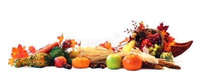 Cornucopia border stock image. Image of vegetables, fall - 6860861