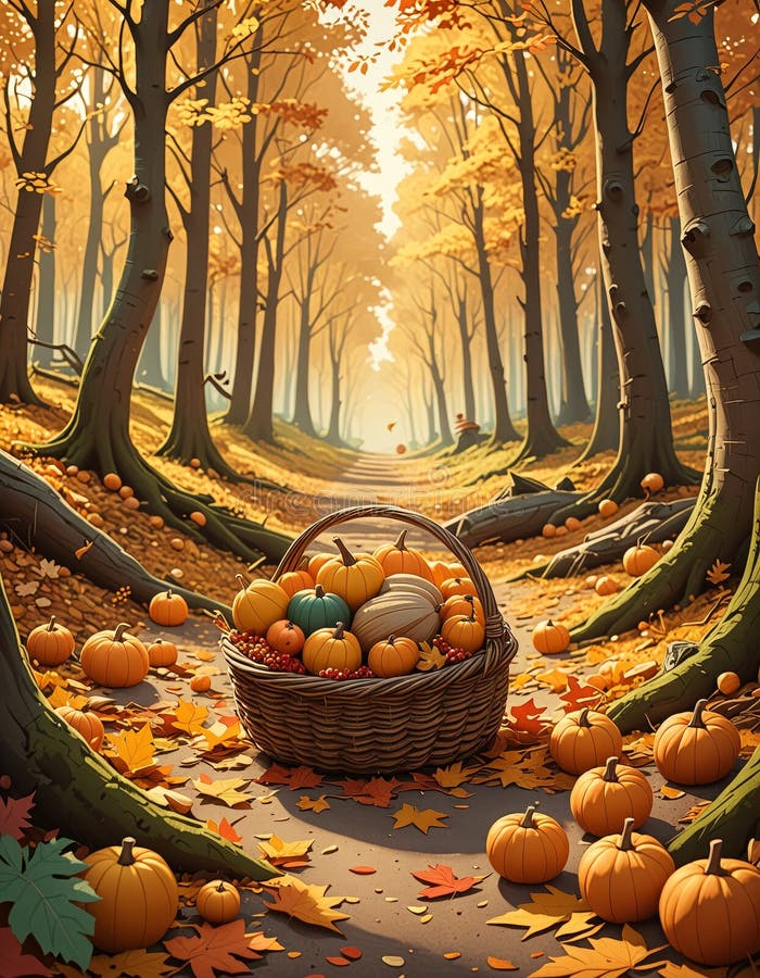 Cornucopia in Cinematic Setting Stock Image - Image of visuals, flat ...