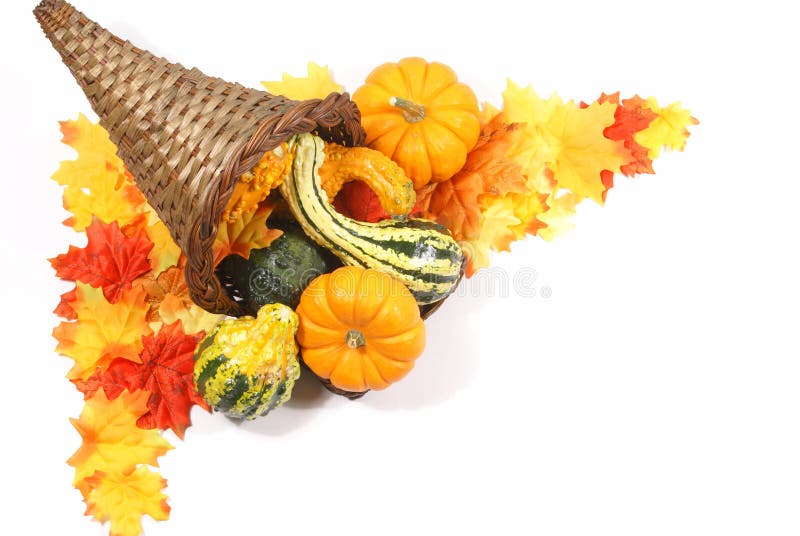 Cornucopia Corner border stock image. Image of autumn - 3186653