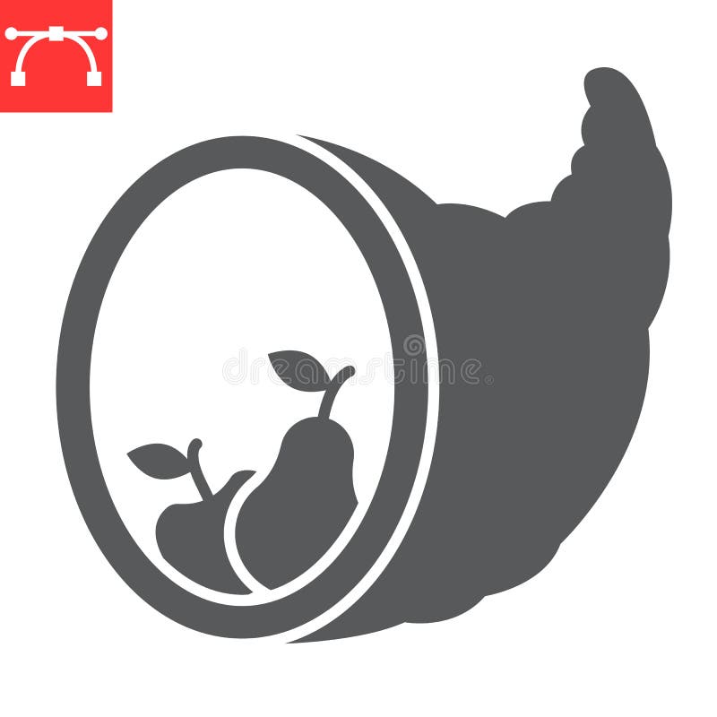 Cornucopia Silhouette Stock Illustrations – 97 Cornucopia Silhouette ...