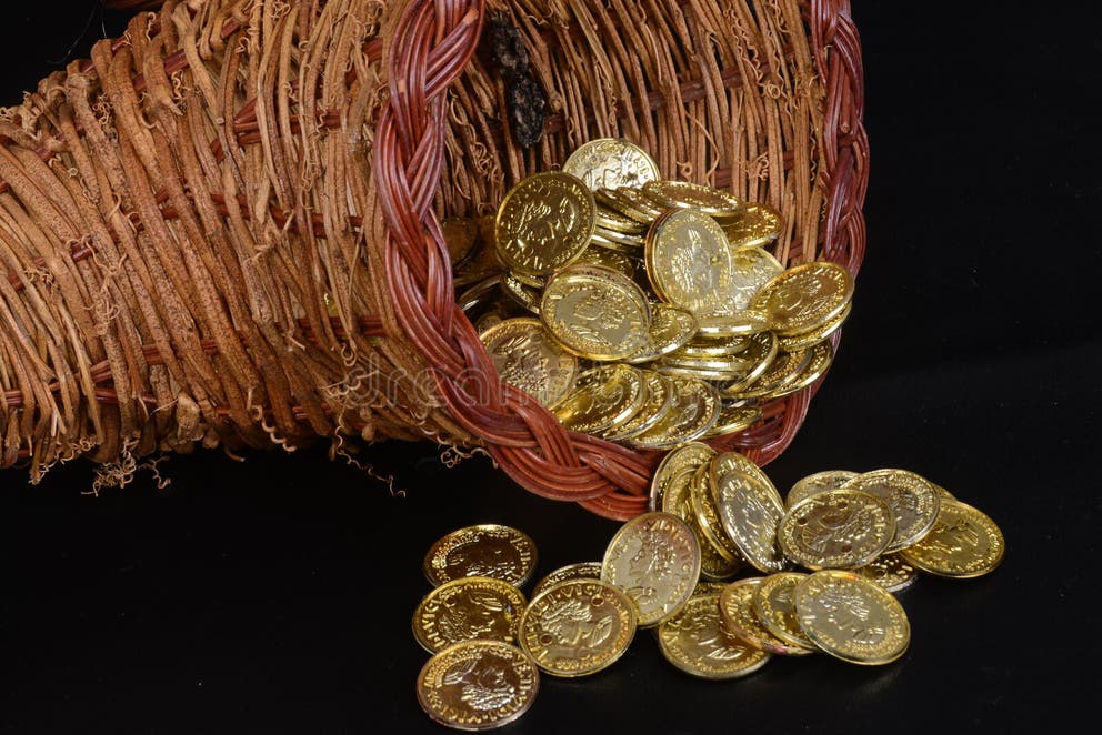 Cornucopia of Gold stock image. Image of cash, business - 42959069