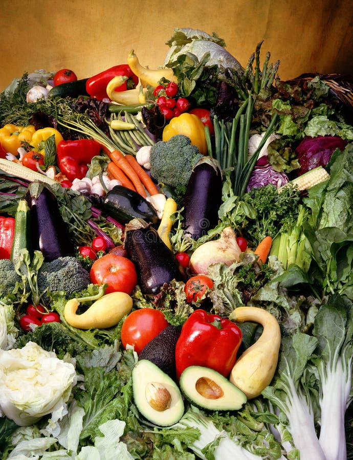 Cornucopia of vegetables stock photo. Image of broccoli - 65272