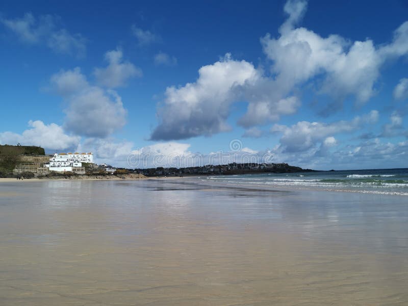 Cornwall Beaches, Bays and Coasts Stock Image - Image of cornwall ...