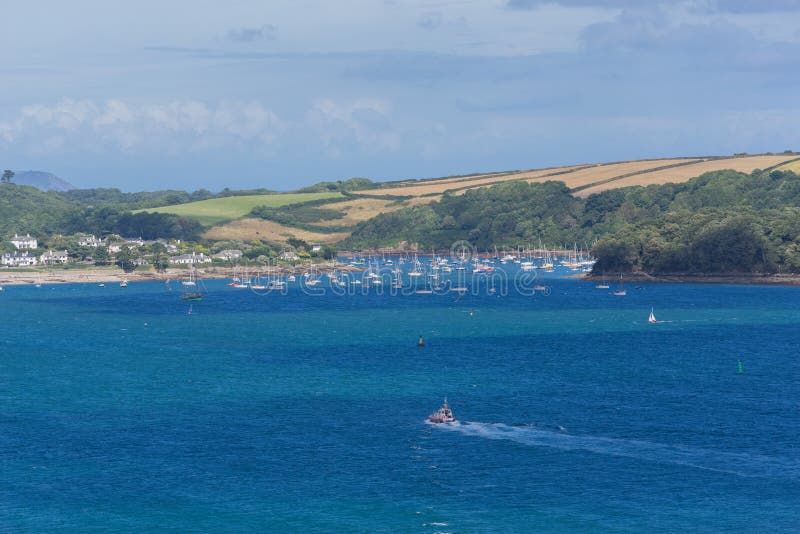 Cornwall Coast with Beach and Ocean Views Stock Photo - Image of waves ...