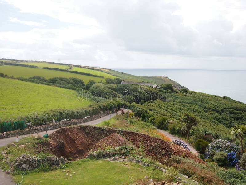 Cornwall Countryside in Summer Stock Image - Image of wild, summer ...