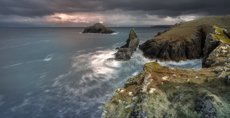 Cornwall, England stock image. Image of island, ocean - 44463067
