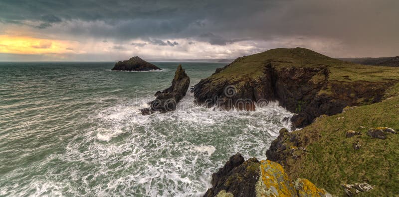 Cornwall, England stock photo. Image of motion, island - 44463096