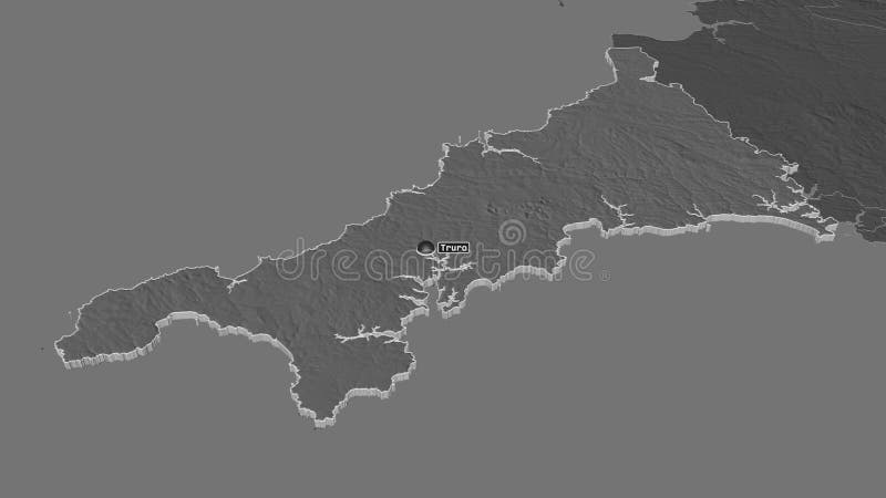 England Cornwall Map Stock Illustrations – 95 England Cornwall Map ...