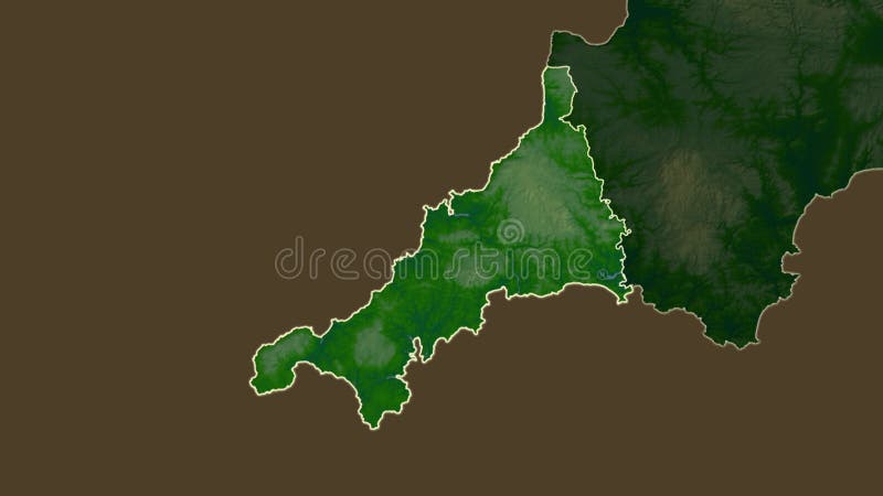 Cornwall, England - Great Britain, Extruded. Physical Stock Video ...