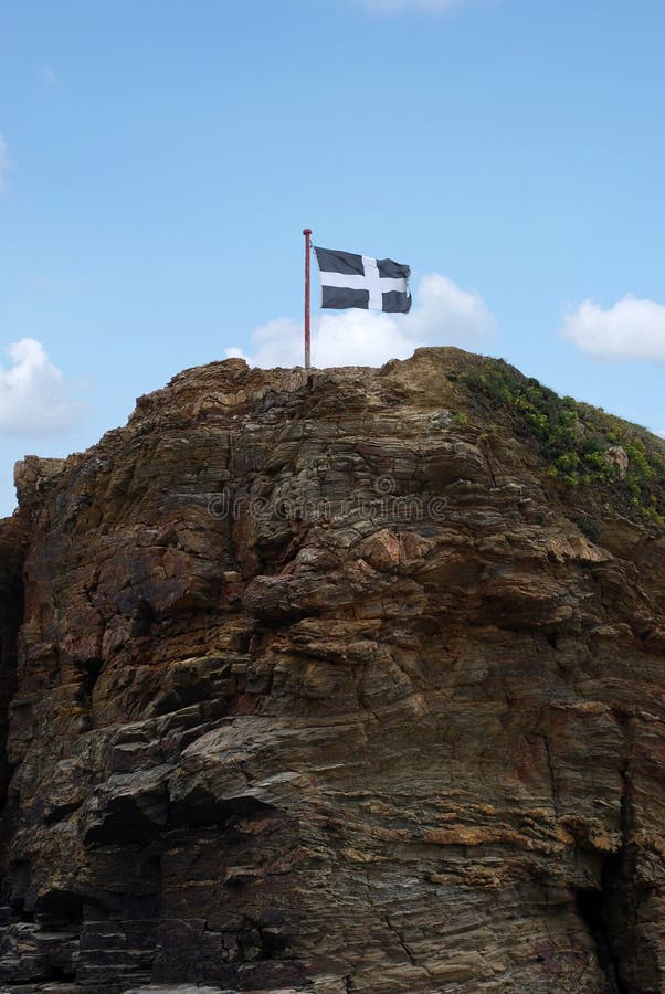 Cornwall Flag stock photo. Image of cornish, copy, portrait - 13013630